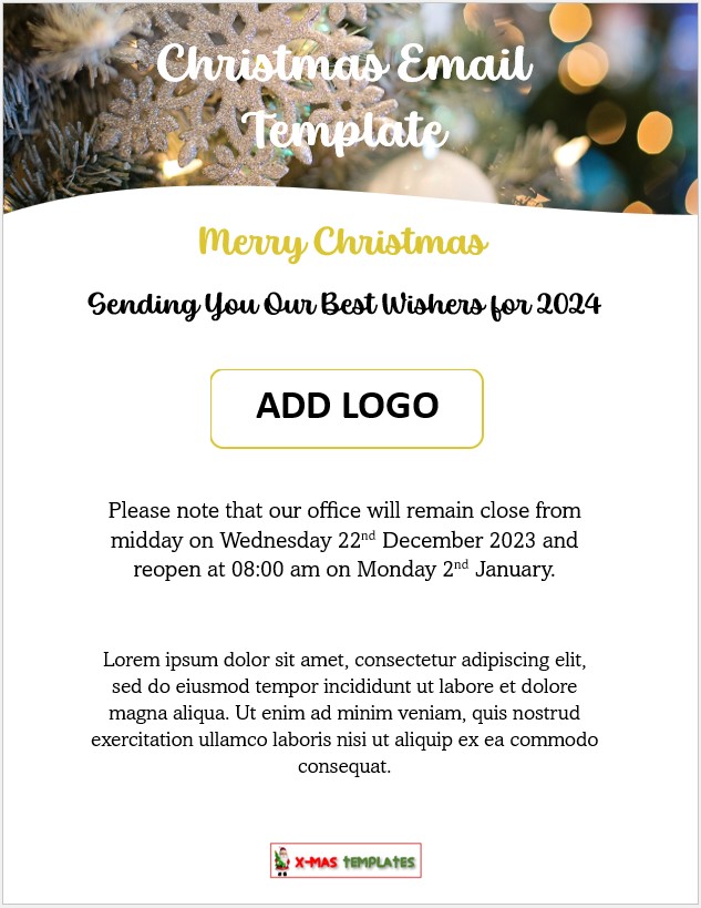 Get Ready to Shine: 6 Christmas Email Templates That Work Wonders! - X ...